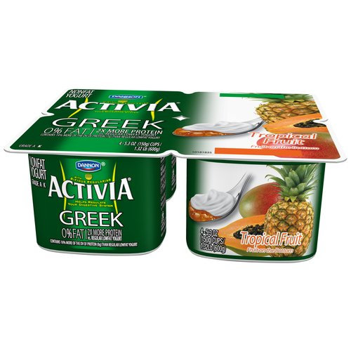 Activia® Greek Nonfat Yogurt Tropical Fruit Reviews 2019