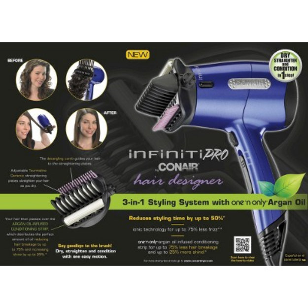Infiniti Pro by Conair Conair Infiniti Pro Argan Oil Dryer - Blue ...