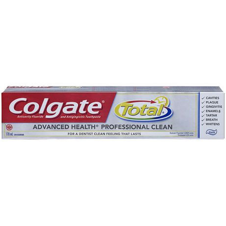 Colgate® Total® ADVANCED HEALTH PROFESSIONAL CLEAN Toothpaste Reviews 2019