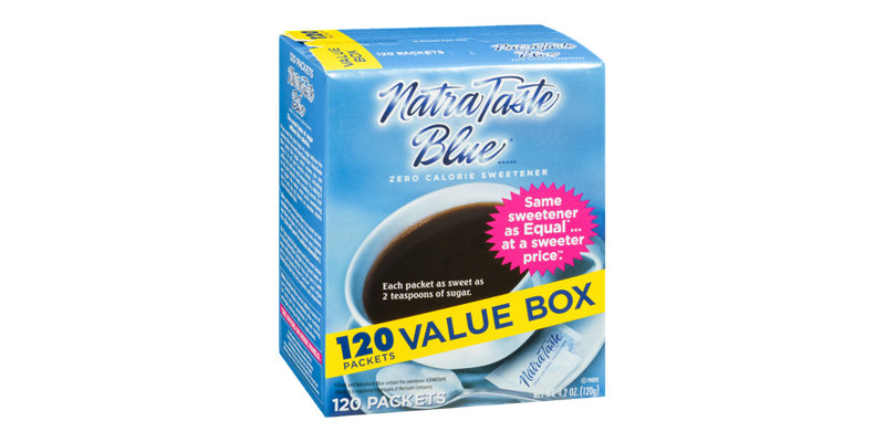 Natra Taste Blue Zero Calorie Sweetener - 120 CT Reviews 2019