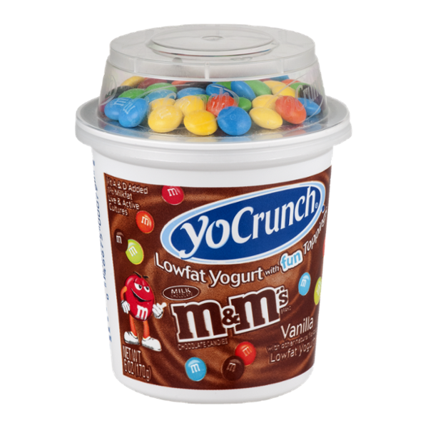 YoCrunch Yogurt Vanilla with M&M's Reviews 2019