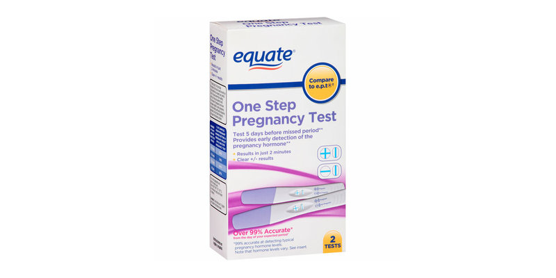 Equate One Step Pregnancy Test Reviews 2019