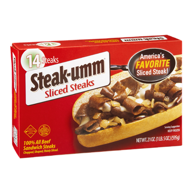 Steak-Umm Steaks Sliced - 14 CT Reviews 2019