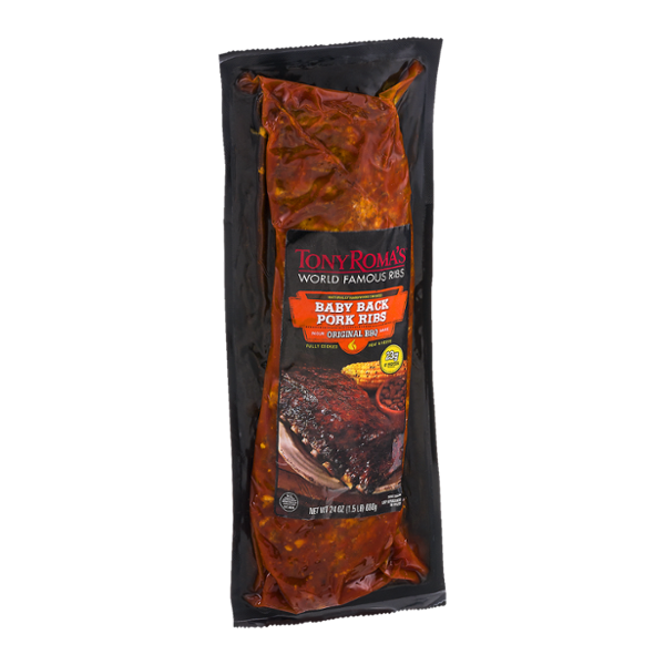 Tony Roma's World Famous Ribs Baby Back Pork Ribs Original BBQ Reviews 2019