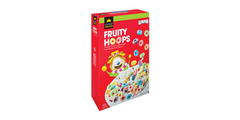 Clover Valley Fruity Hoops Cereal - 12.2 oz Reviews 2019