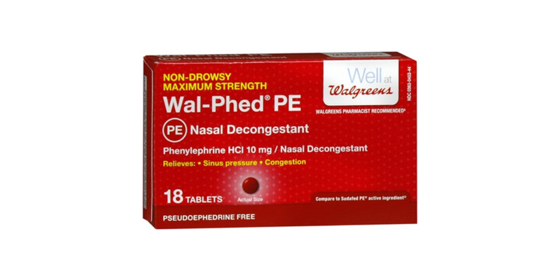 Walgreens Wal-Phed PE Nasal Decongestant Tablets Reviews 2019
