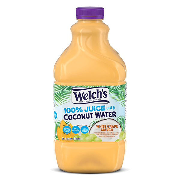 Welch's® 100% Juice With Coconut Water White Grape Mango Reviews 2019