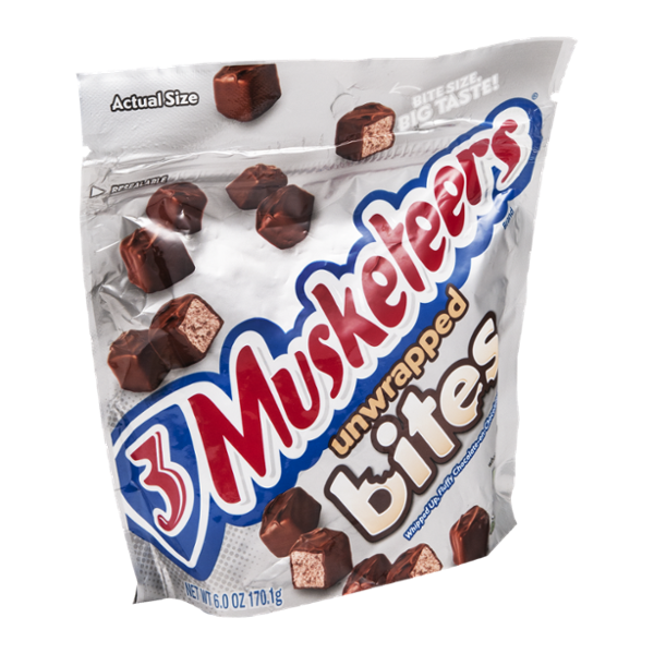 3 Musketeers Candy Bar Unwrapped Bites Reviews 2019