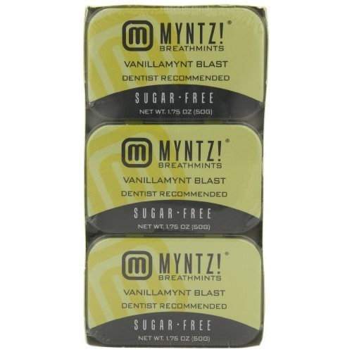 Myntz Vanillamynt Blast Breathmints, 1.75-Ounce Containers (Pack of 12 ...