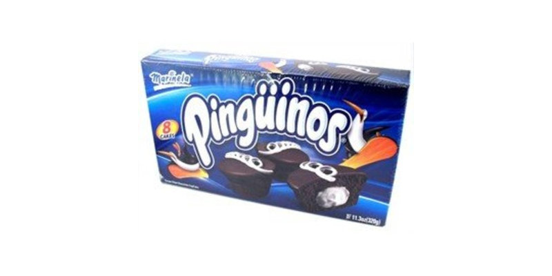 Pinguinos Marinela - Cream Filled Chocolate Cup Cakes - 6 Pastelitos ...