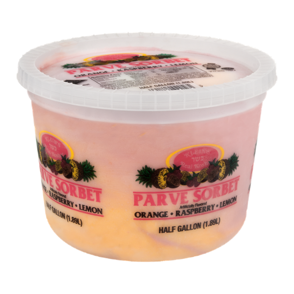 Klein's Real Kosher Parve Sorbet Orange, Raspberry, Lemon Reviews 2019