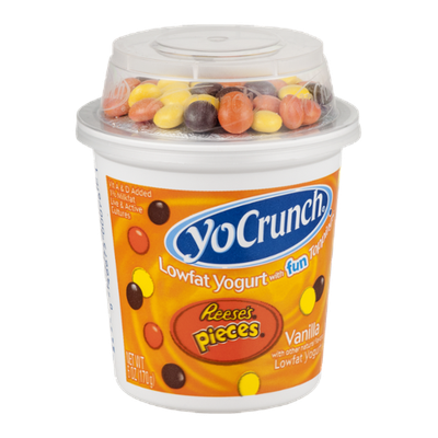 YoCrunch Yogurt Vanilla with Reese's Pieces Reviews 2019