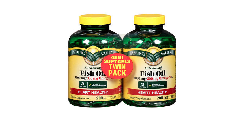 Spring valley Fish Oil 1000 mg Reviews 2019