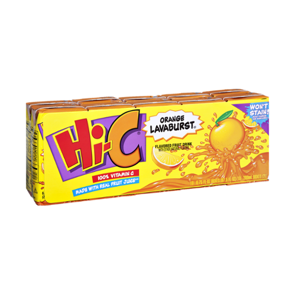 Hi-C Orange Lavaburst Fruit Juice Boxes- 10 PK Reviews 2019