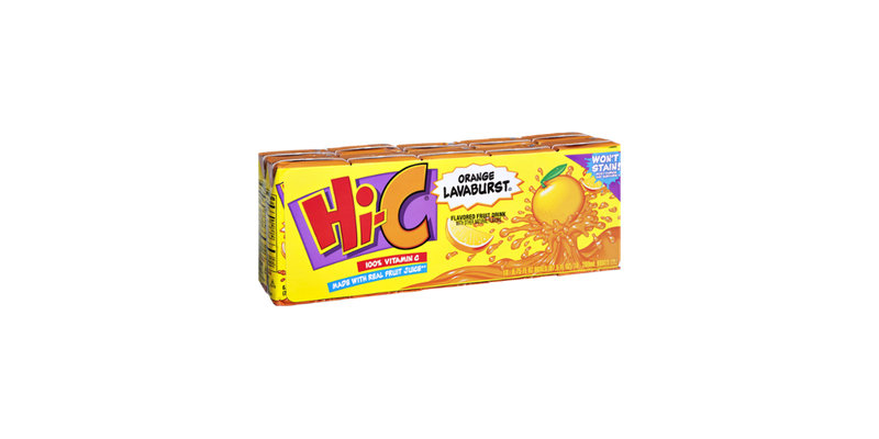 Hi-C Orange Lavaburst Fruit Juice Boxes- 10 PK Reviews 2019