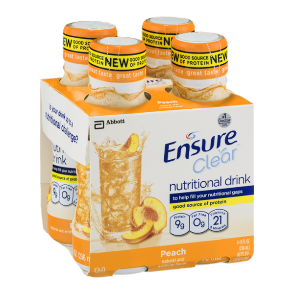 Ensure® Clear Peach Nutrition Drink Reviews 2019