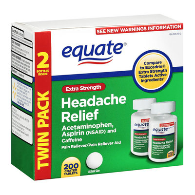 Equate Extra-Strength Headache Relief Tablets Reviews 2019