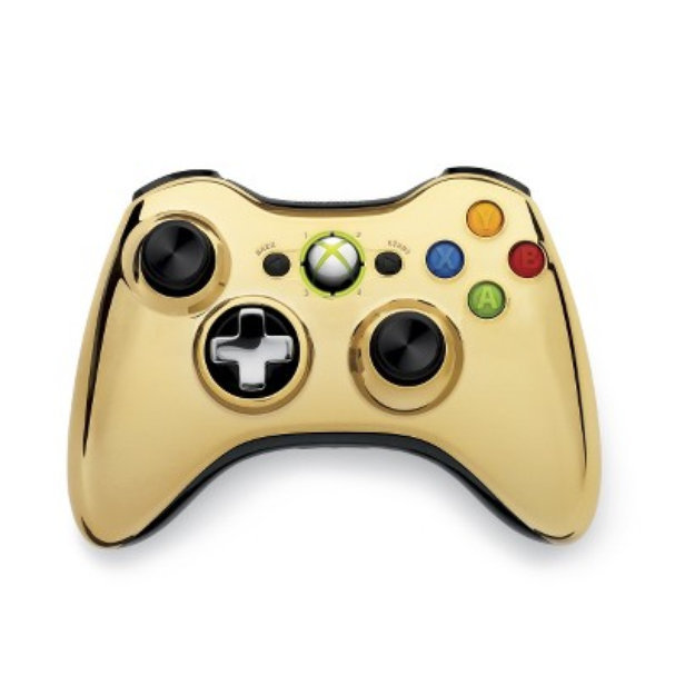 Microsoft Xbox 360 Wireless Controller Gold Chrome Xbox 360 Reviews 2019