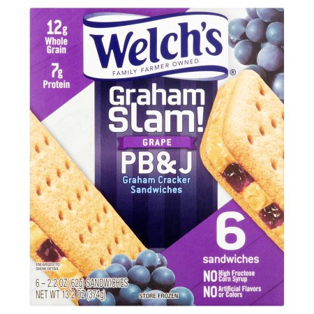 Welch's® Graham Slam PB & J Cracker Sandwiches Reviews 2019