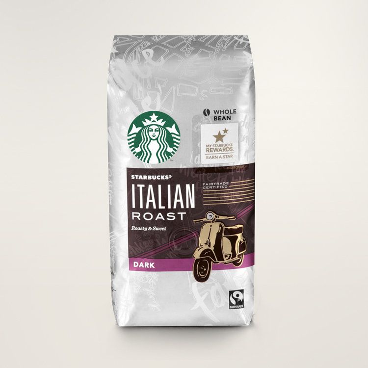 STARBUCKS® Italian Roast Roasty & Sweet Whole Bean Reviews 2019