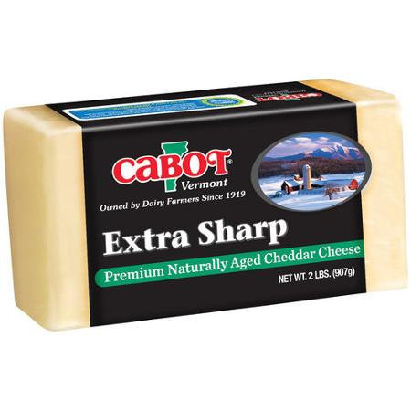 Cabot Vermont Naturally Aged Extra Sharp Cheddar Cheese Reviews 2019 ...