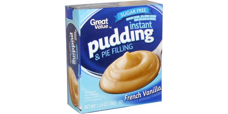 Great Value: Sugar Free French Vanilla Reduced Calorie Pudding & Pie ...