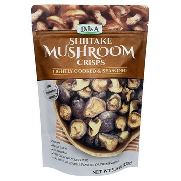 DJ&A Shiitake Mushroom Crisps Lightly Cooked and Seasoned Reviews 2019