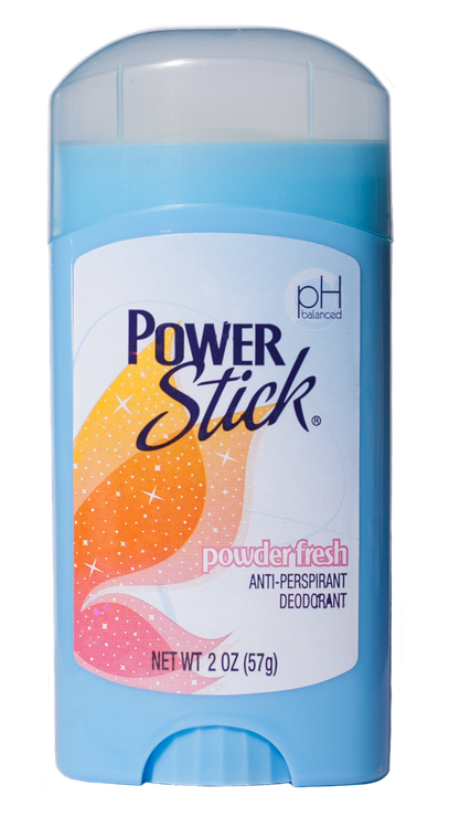 Power Stick Lady's Powder Fresh Antiperspirant Deodorant Stick 2 oz ...