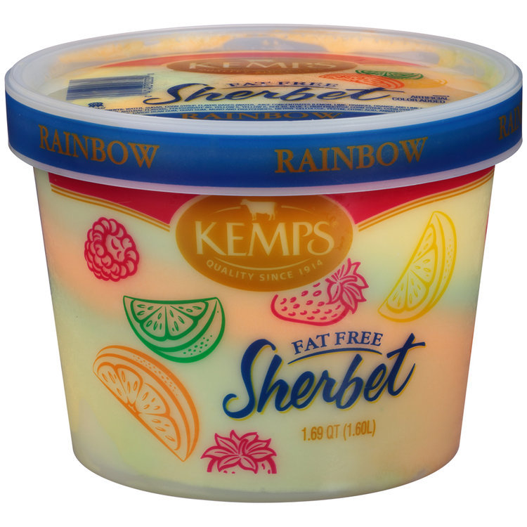 Kemps® Rainbow Fat Free Sherbet 1.69 qt. Plastc Tub Reviews 2019