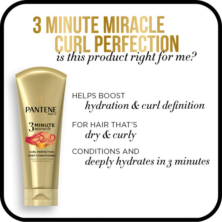 Pantene Pro-V 3 Minute Miracle Curl Perfection Deep Conditioner Reviews ...
