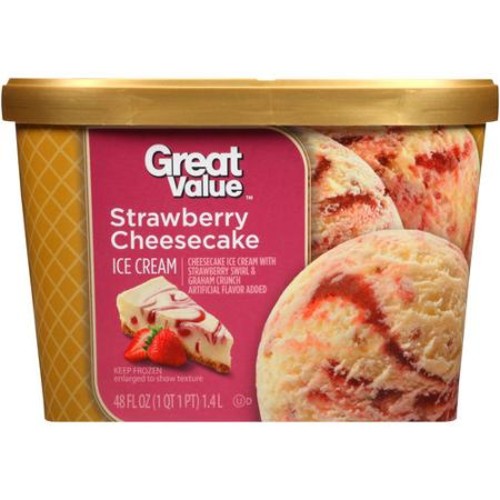 Great Value Strawberry Ice Cream