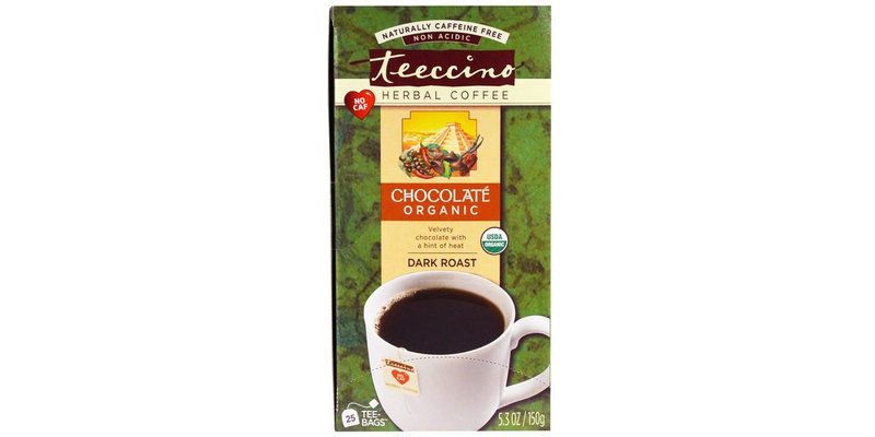 Teeccino, Herbal Coffee, Dark Roast, Organic Chocolate, Caffeine Free ...
