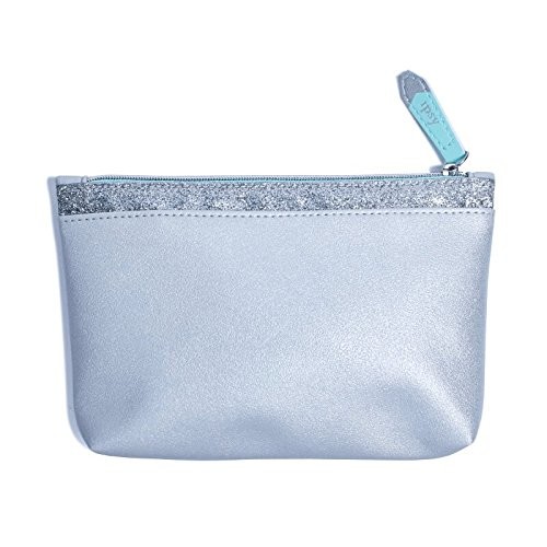 ipsy silver makeup bag