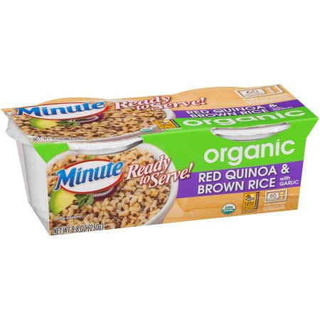 Minute ® Ready To Serve Organic Red Quinoa & Brown Rice with Garlic 8.8 ...