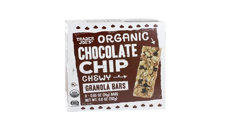 Trader Joe's Organic Chocolate Chip Chewy Granola Bars 6.8 oz. (Pack of 2 bxes) Reviews 2019