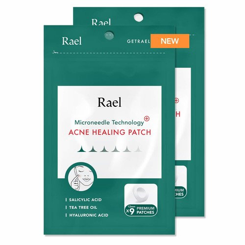 Rael Microneedle Acne Healing Patch - Pimple Acne Spot Tea Tree ...