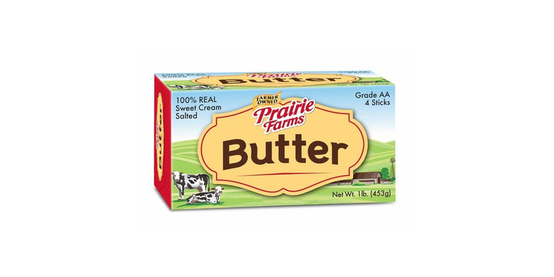 Prairie Farms, Salted Butter Quarters, 16 oz Reviews 2019