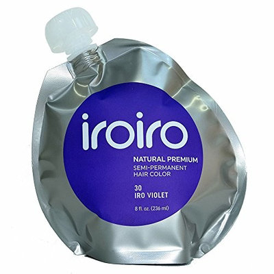 IROIRO Premium Natural Semi-Permanent Hair Color 30 Iro Violet (8oz ...