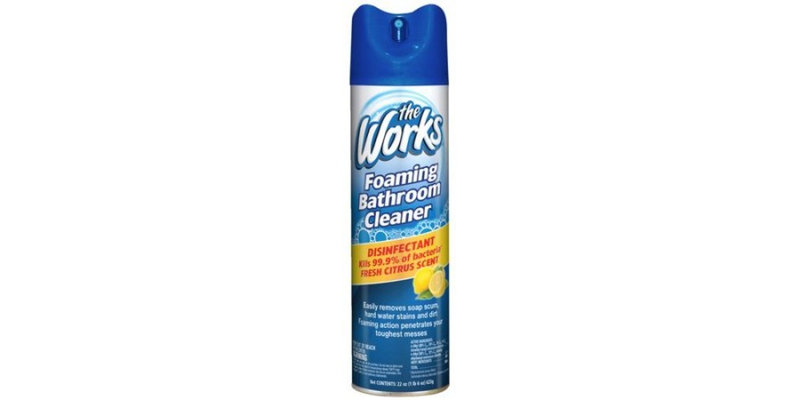 The Works Disinfectant Citrus Foaming Bathroom Cleaner, 22 oz Reviews 2019