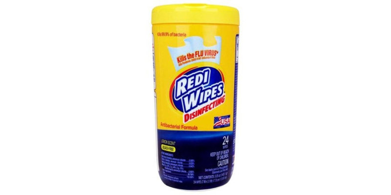 Redi Wipes™ Disinfecting Antibacterial Formula Lemon Scent Wipes 24 ct ...