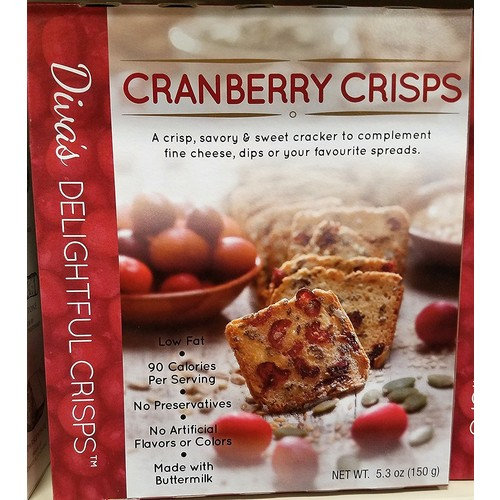 Diva's Delightful Cranberry Crisps 5 oz (Pack of 3) Reviews 2019