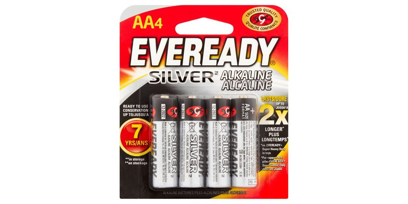 Eveready Silver Alkaline AA Batteries, 4 Count Reviews 2019