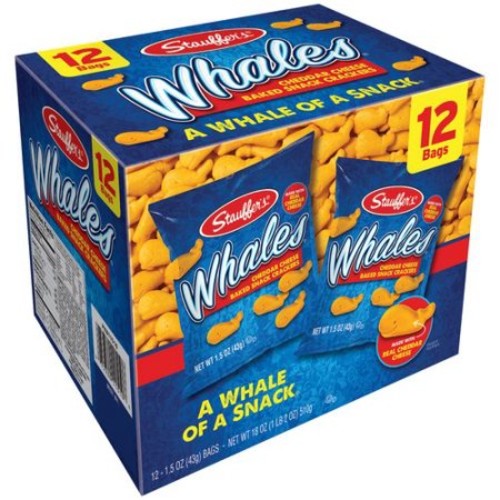 Stauffers Whale Crackers Crackers Cheddar Whales (Stauffer`s)