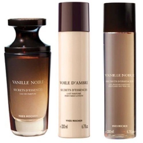 Yves Rocher Vanille Noire 3 piece Gift Set for Women Vanille Noire Eau de Perfume 50 ml Perfumed Body Lotion 200 ml Body Shower 200 ml. VERY HARD TO FIND