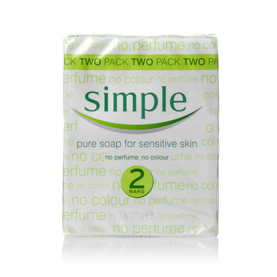 Simple Pure Soap for Sensitive Skin 2 x 125g Reviews 2019