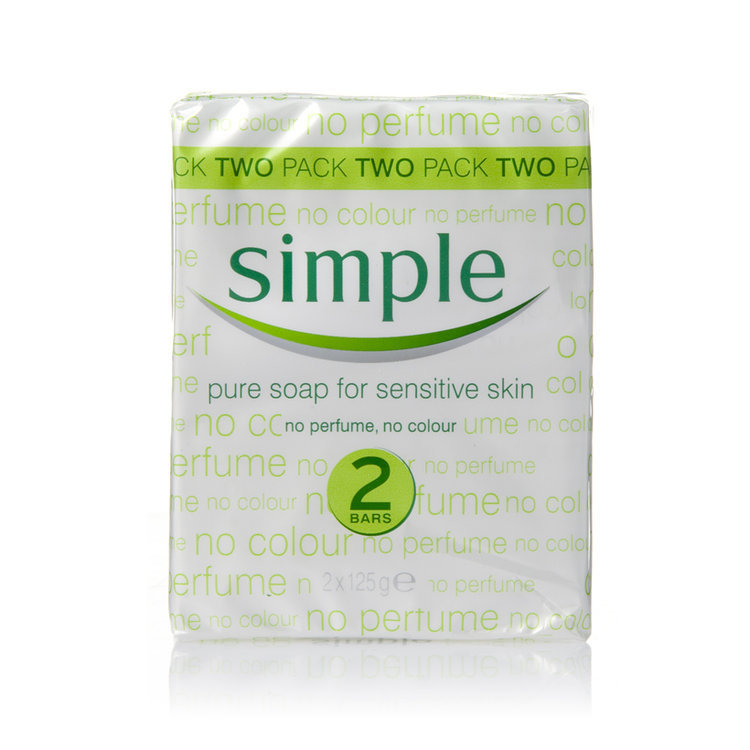 Simple Pure Soap for Sensitive Skin 2 x 125g Reviews 2019