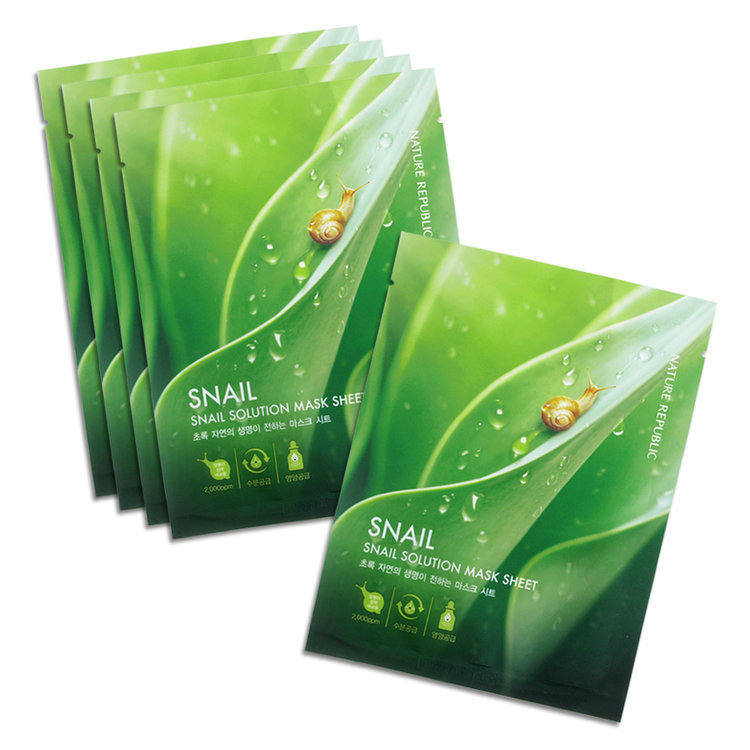 Nature Republic - Snail Solution Mask Sheet 5 pcs Reviews 2019