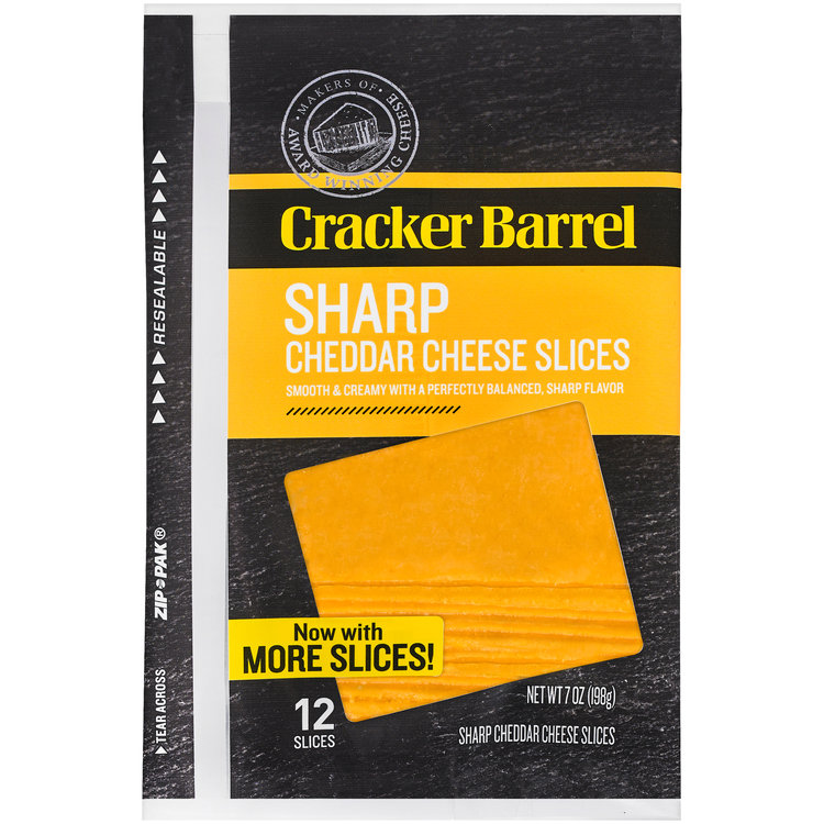 Cracker Barrel Sharp Cheddar Cheese Slices Reviews 2019