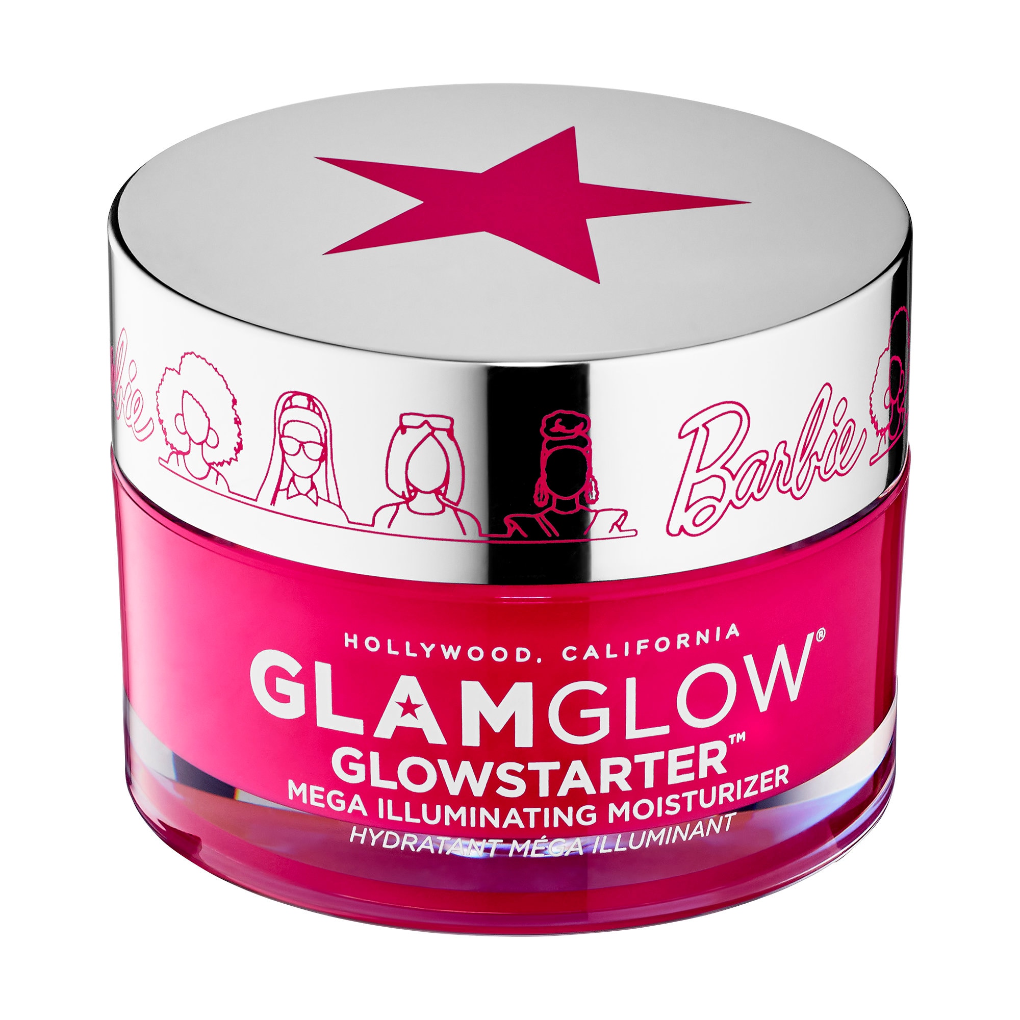 GLAMGLOW Barbie x GLAMGLOW Limited Edition GLOWSTARTER Mega Illuminating Moisturizer 1.7 oz 50 mL