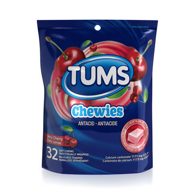 Tums Chewies Antacid Soft Chews, Very Cherry Reviews 2019